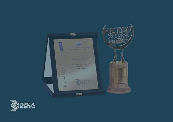 کسب نشان ملی و تندیس زرین اجلاس HETCO از سوی دکالجستیک - دکالجستیک